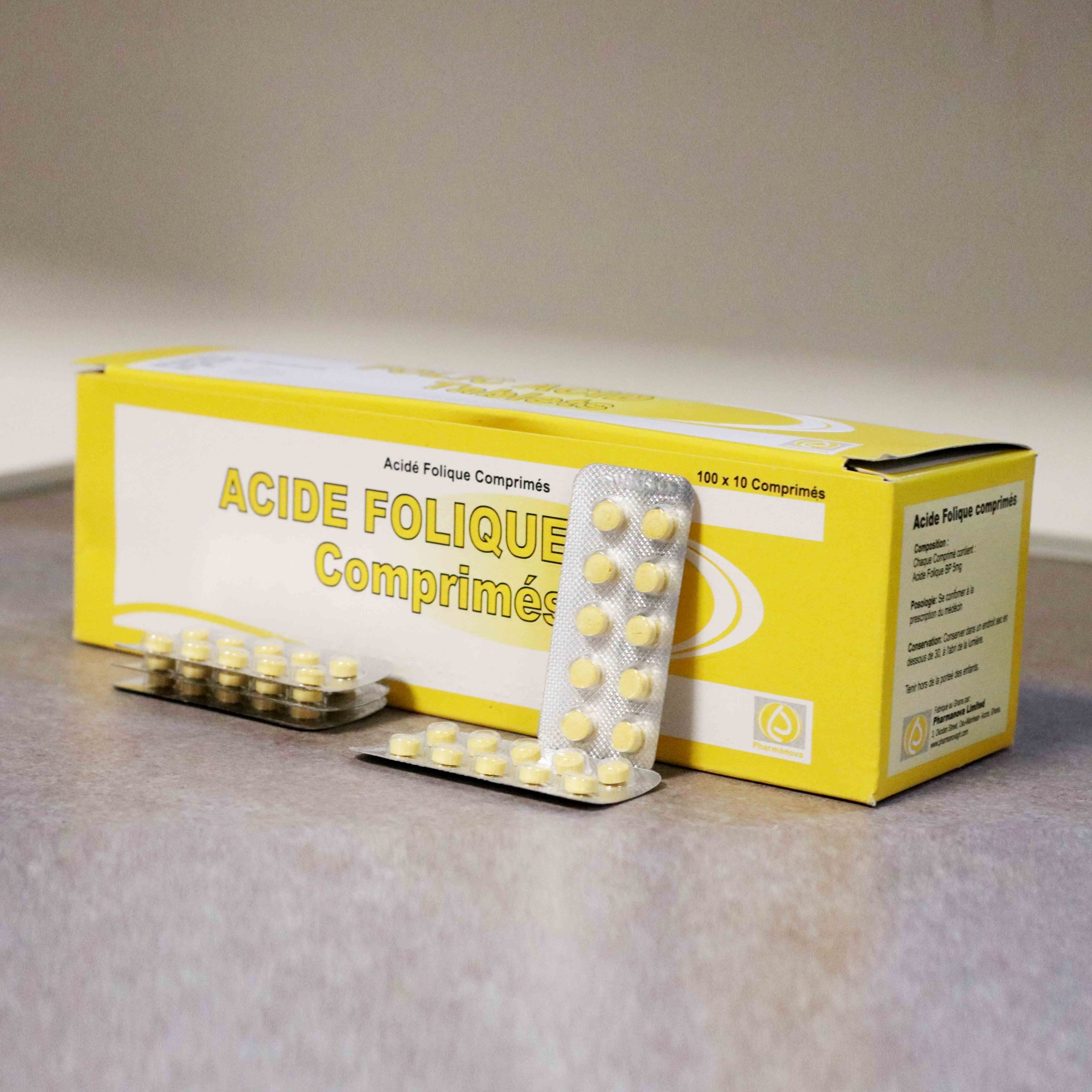 Folic Acid Tablet, 5 mg - Ghanaian-German Specialist Hospital